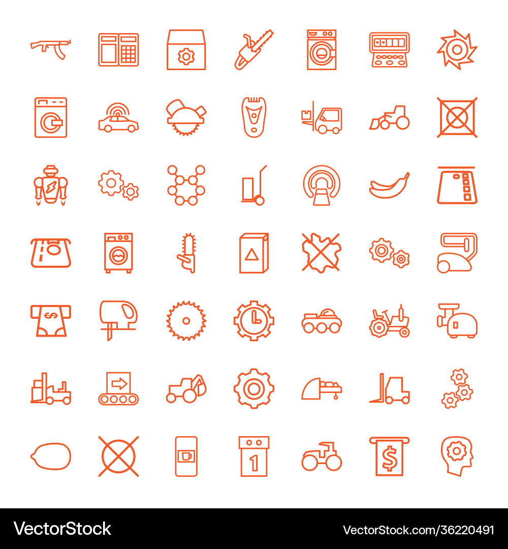 Maschinen und Apparate Lizenzfreies Vektorbild