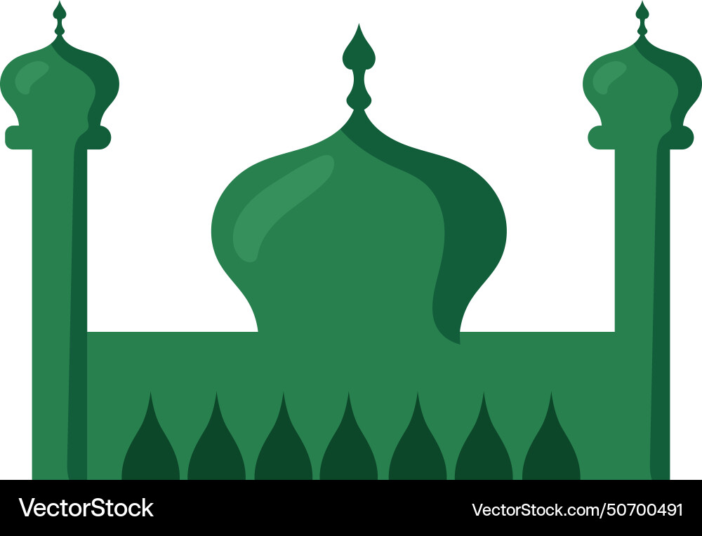 Pakistan mosque design Royalty Free Vector Image