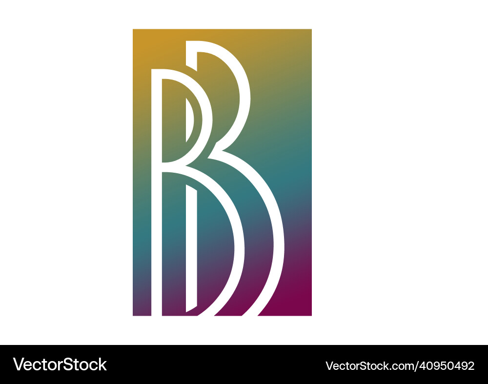 Bb logo Royalty Free Vector Image - VectorStock