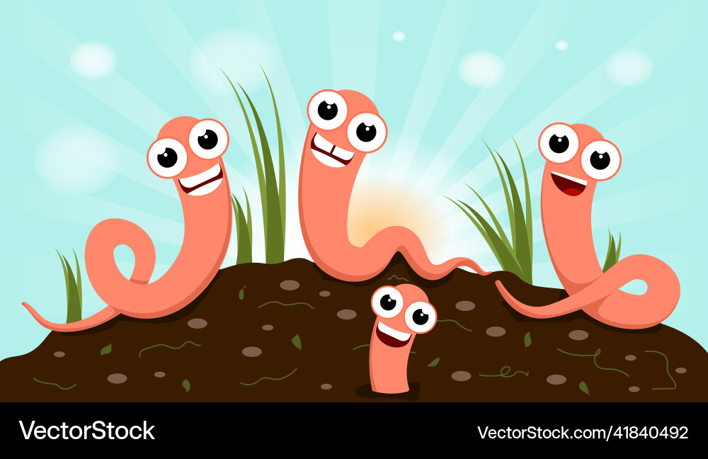 Earthworms Clipart Worms Crawling Soil: Over 791 Royalty Free