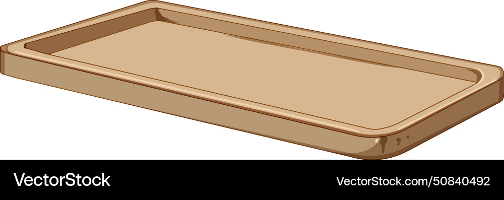 Platter food tray cartoon Royalty Free Vector Image