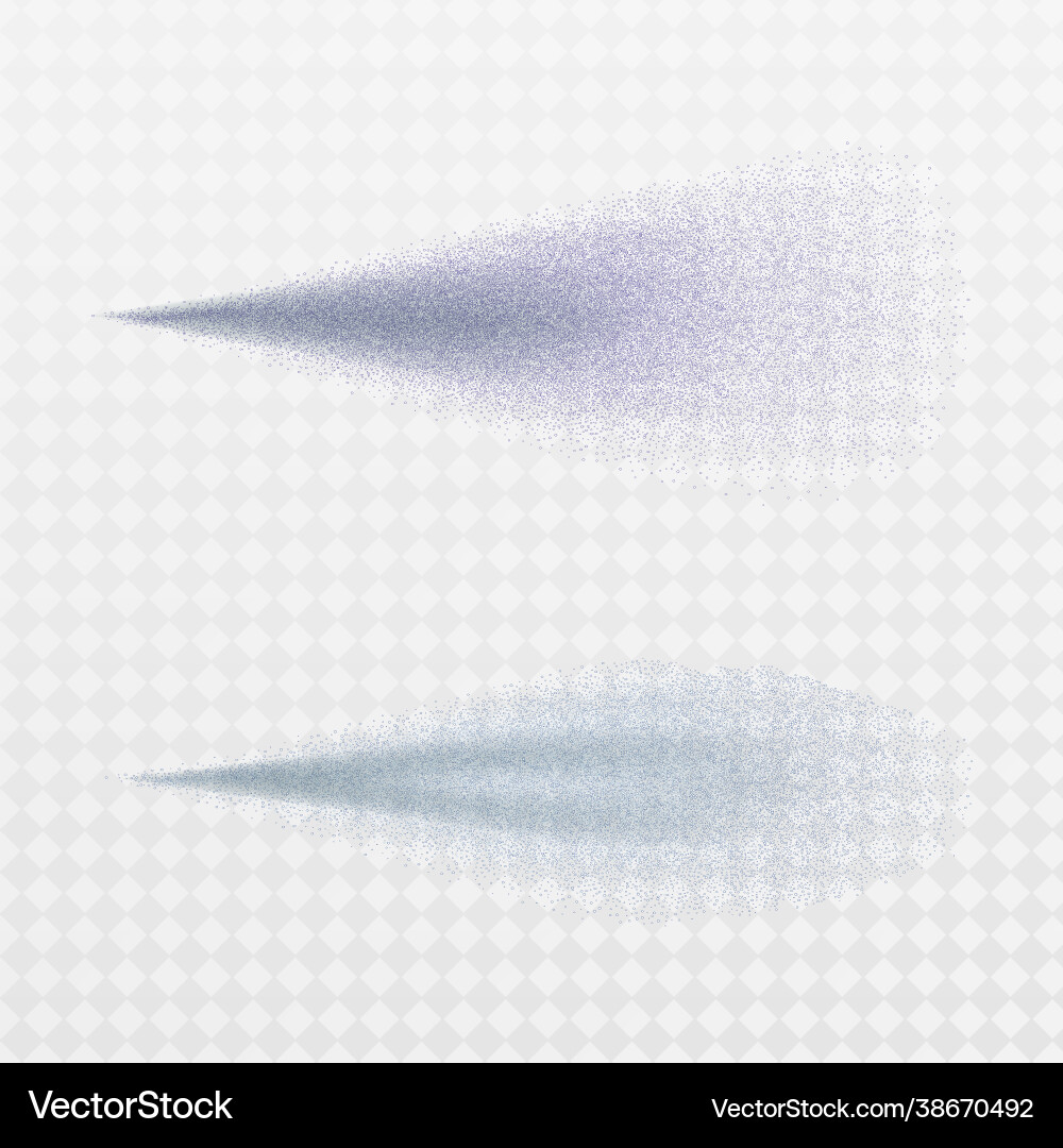 Water spray effect isolated on white background Vector Image