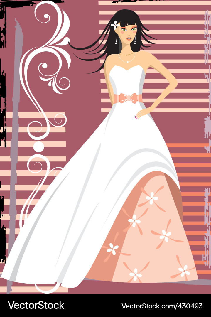 Bride Royalty Free Vector Image - VectorStock