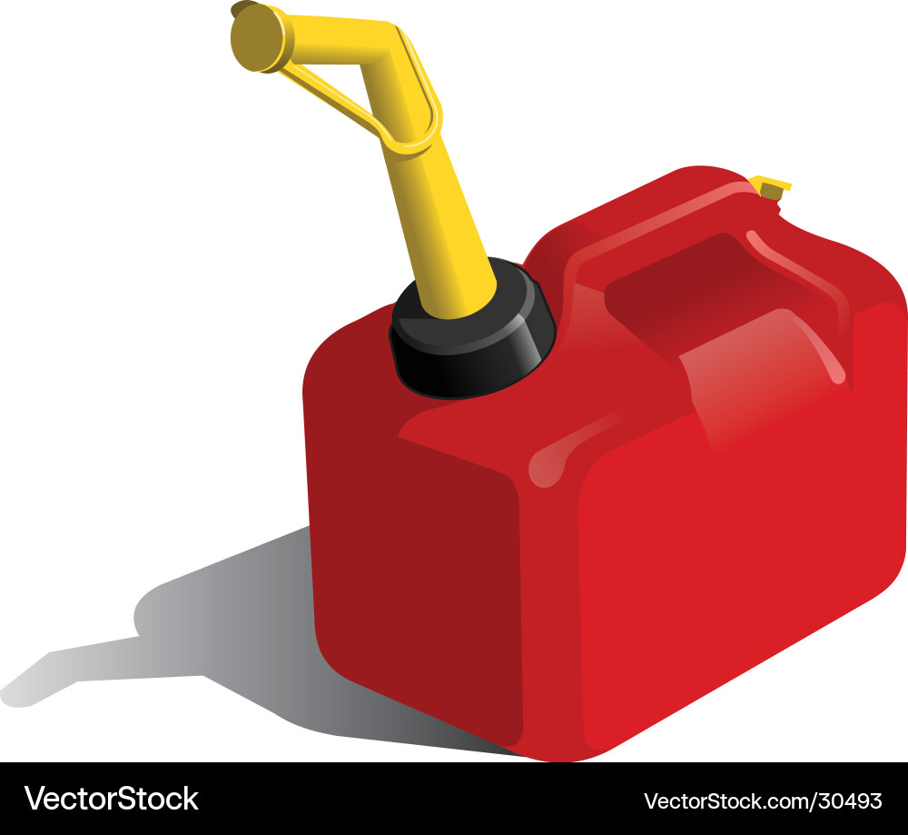 Gas can Royalty Free Vector Image - VectorStock