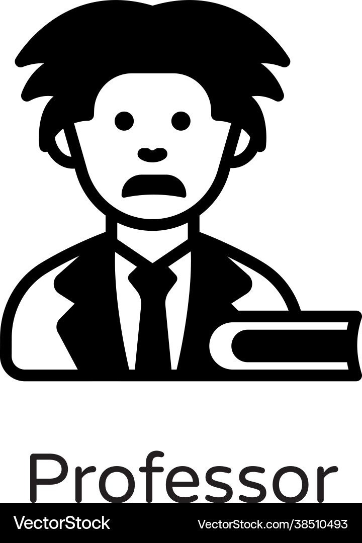 Professor Royalty Free Vector Image - VectorStock