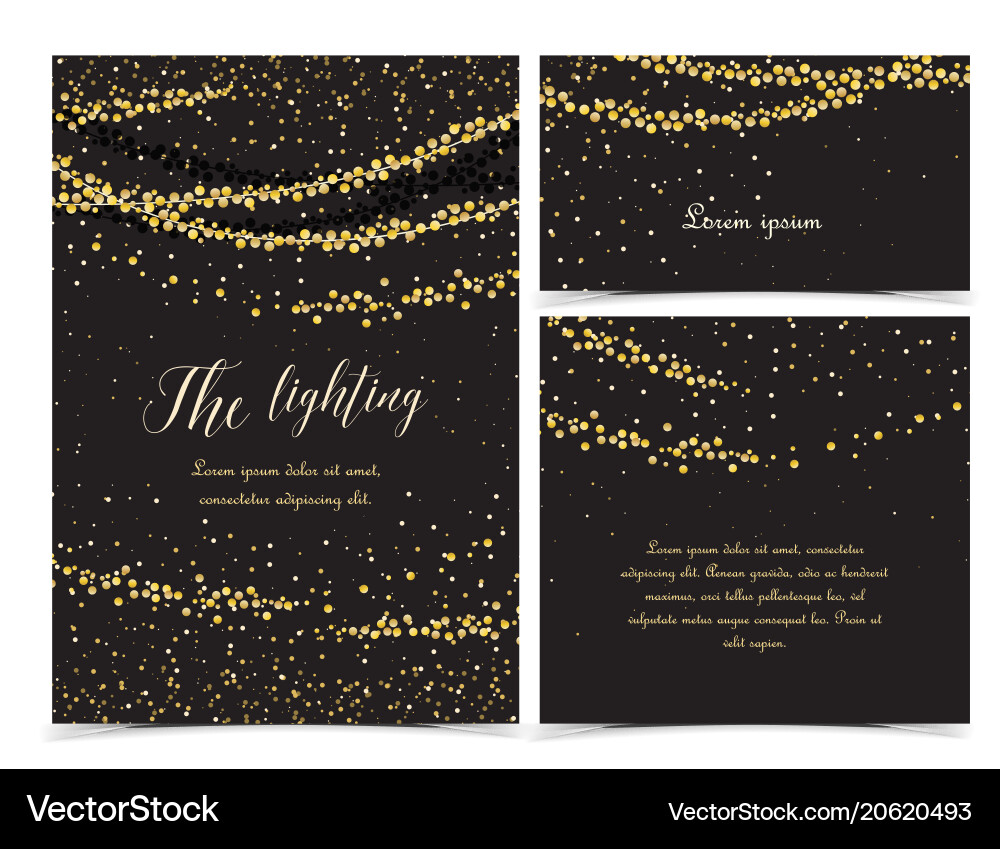 String Lights Decor Royalty Free Vector Image - VectorStock