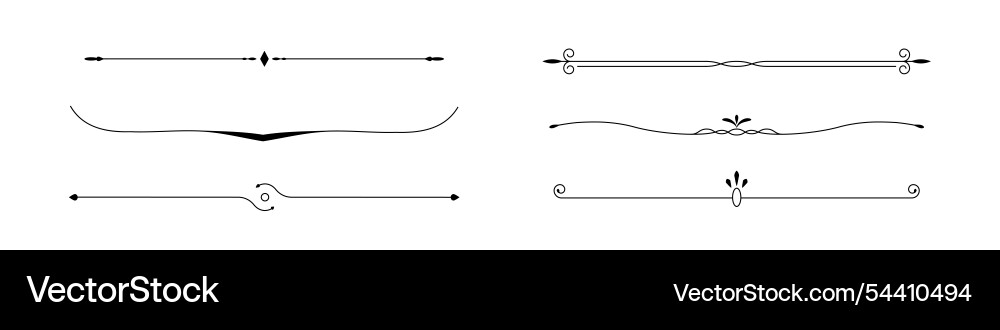 Thin vintage frame with classic curls and swirls – Royalty-Free Vector ...