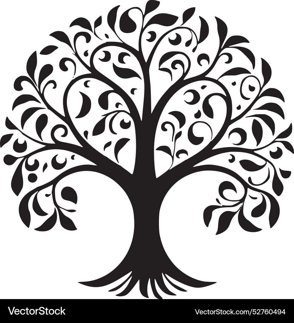 Tree - high quality logo ideal for t-shirt Vector Image