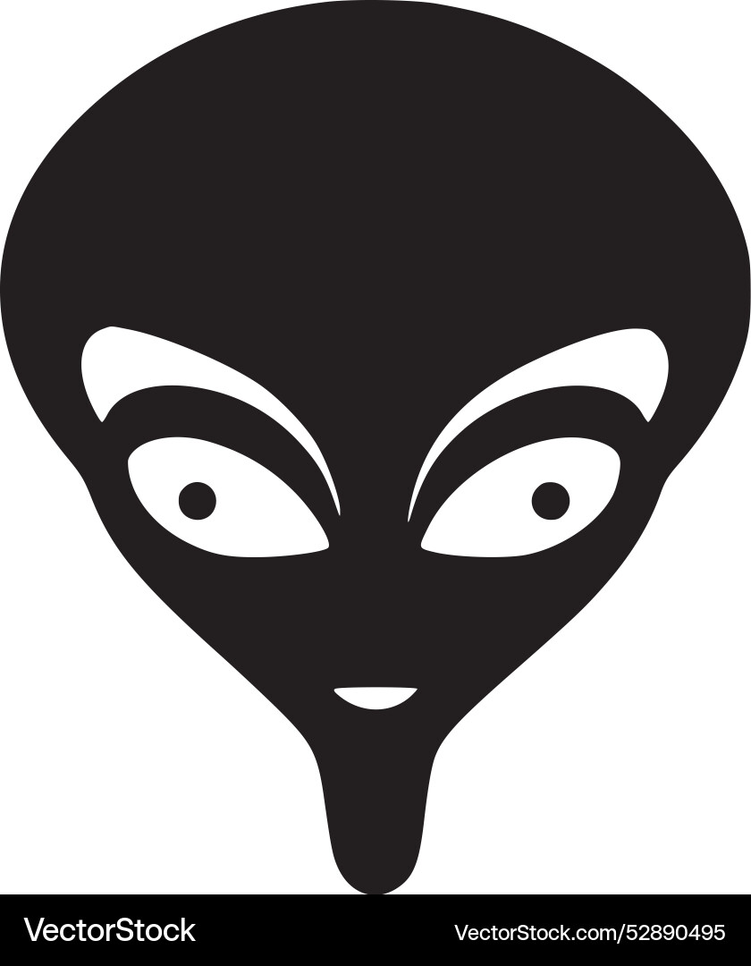 Alien - high quality logo - ideal for t-shirt Vector Image