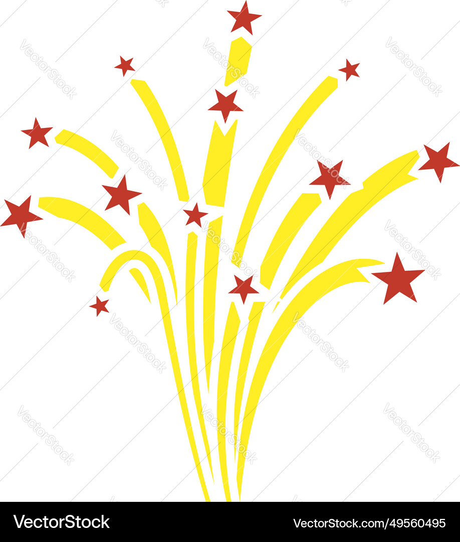 Fireworks simple element Royalty Free Vector Image
