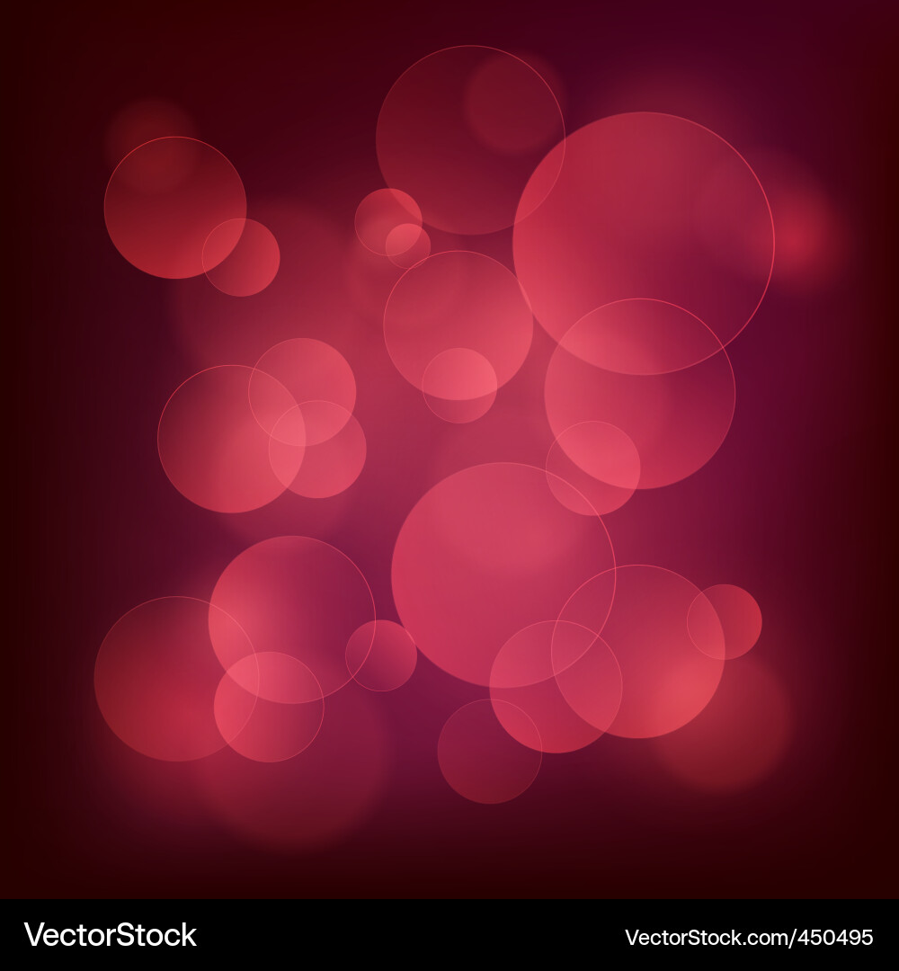 Glowing Bokeh Circles Royalty Free Vector Image