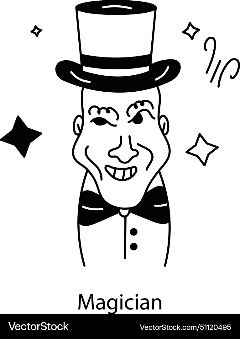 Magician Royalty Free Vector Image - VectorStock