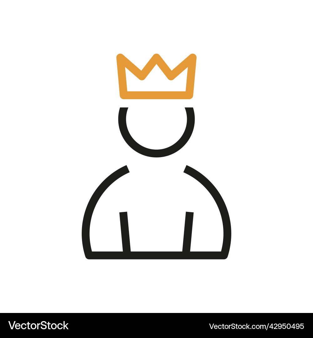 Vip user customer icon person profile Royalty Free Vector