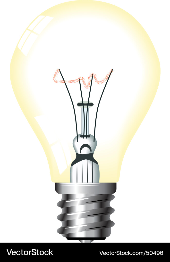 Bulb Royalty Free Vector Image - VectorStock