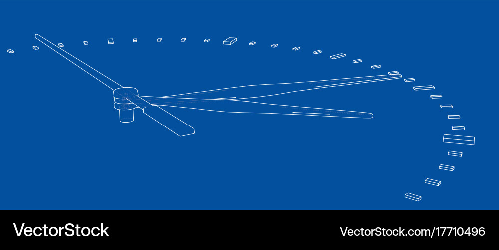 Clock face perspective view Royalty Free Vector Image