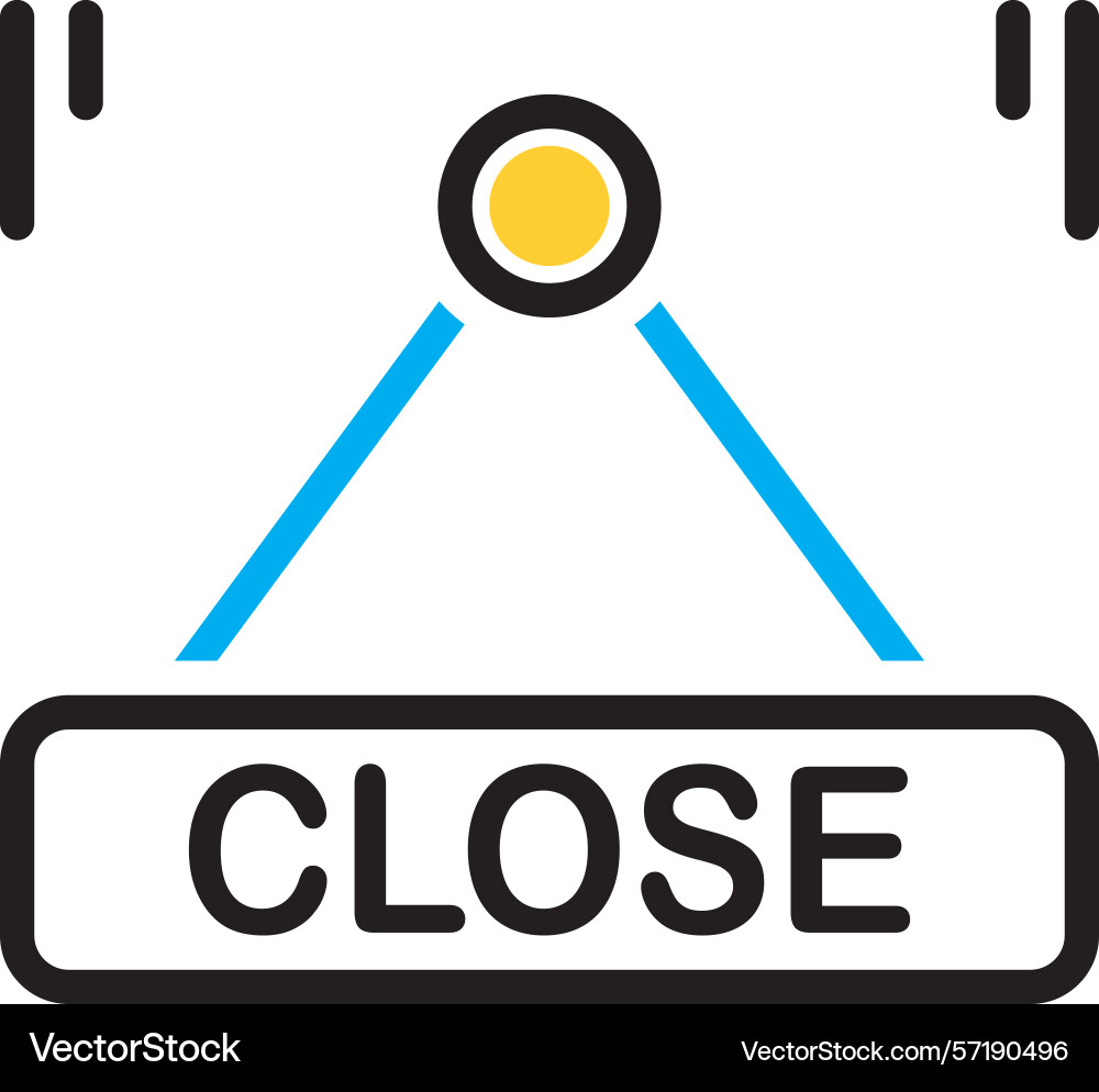 Close Royalty Free Vector Image - VectorStock