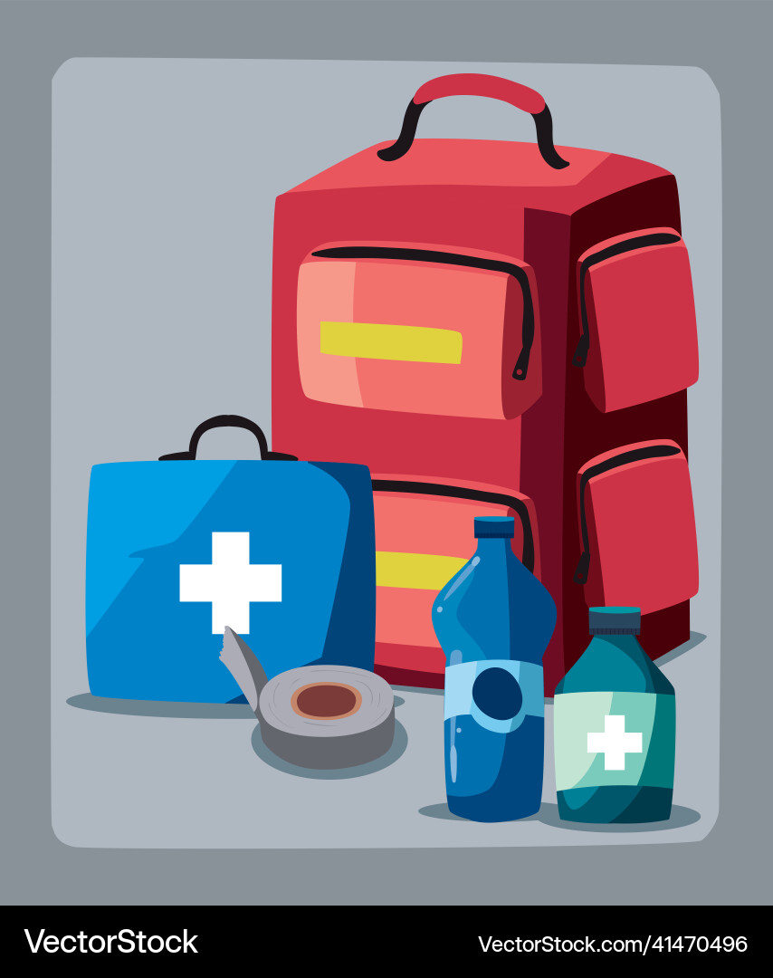 Cartoon Emergency Items