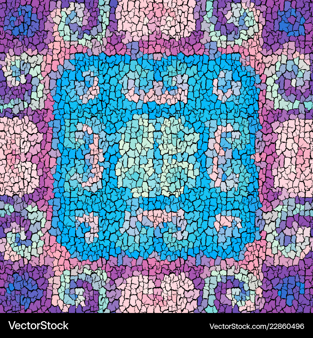 Seamless grunge abstract square pattern paint Vector Image