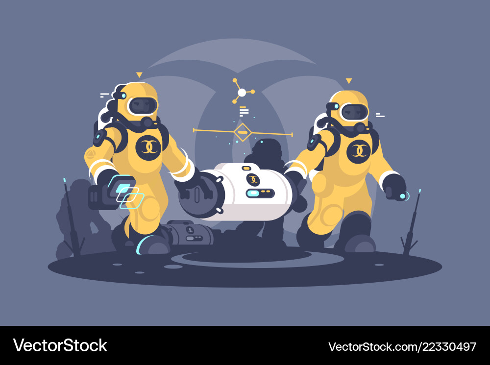 Radioactive weapon waste capsule Royalty Free Vector Image