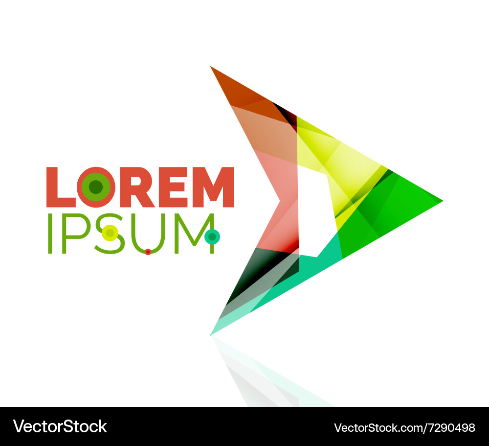 Arrow logo Royalty Free Vector Image - VectorStock