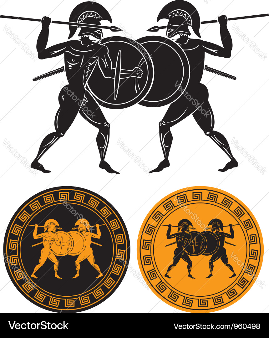 Gladiators Royalty Free Vector Image - VectorStock