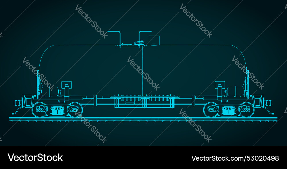 Railway tank car Royalty Free Vector Image - VectorStock