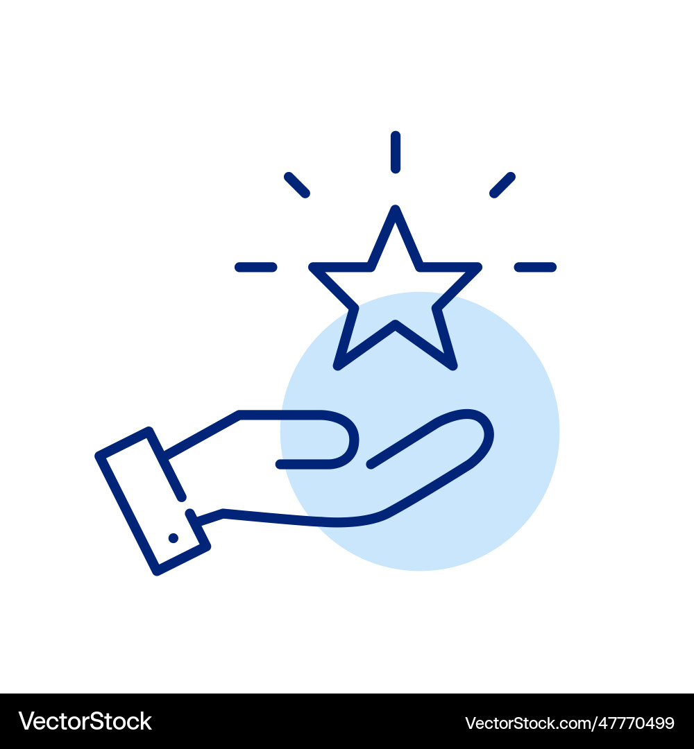 Customer loyalty bonus rewards program hand Vector Image