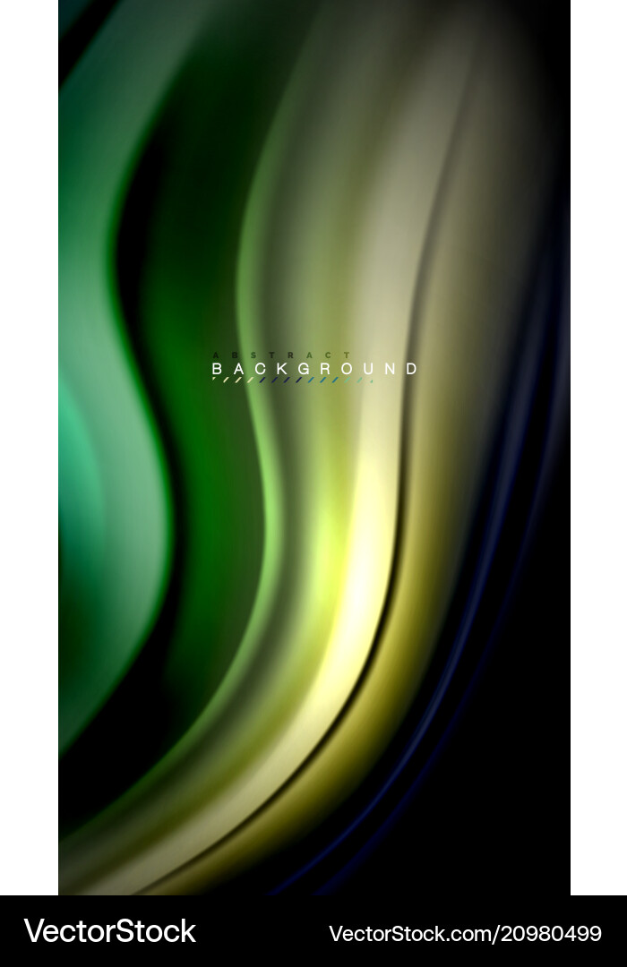 Fluid mixing colors wave abstract Royalty Free Vector Image