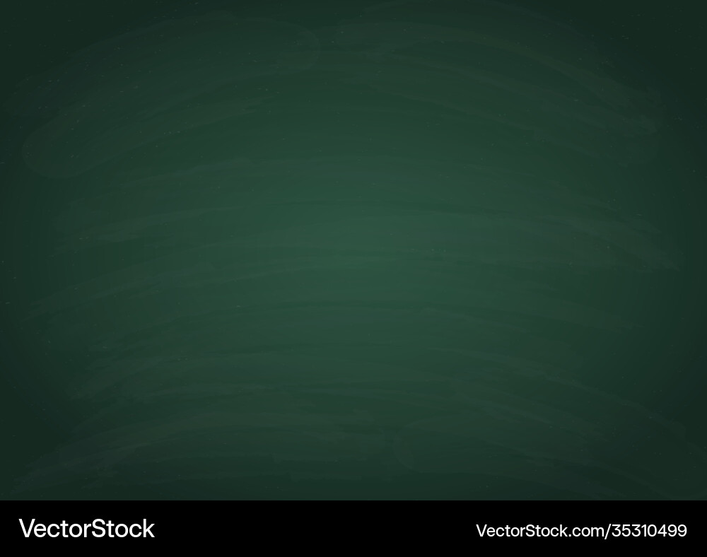 Green horizontal chalk board texture Royalty Free Vector