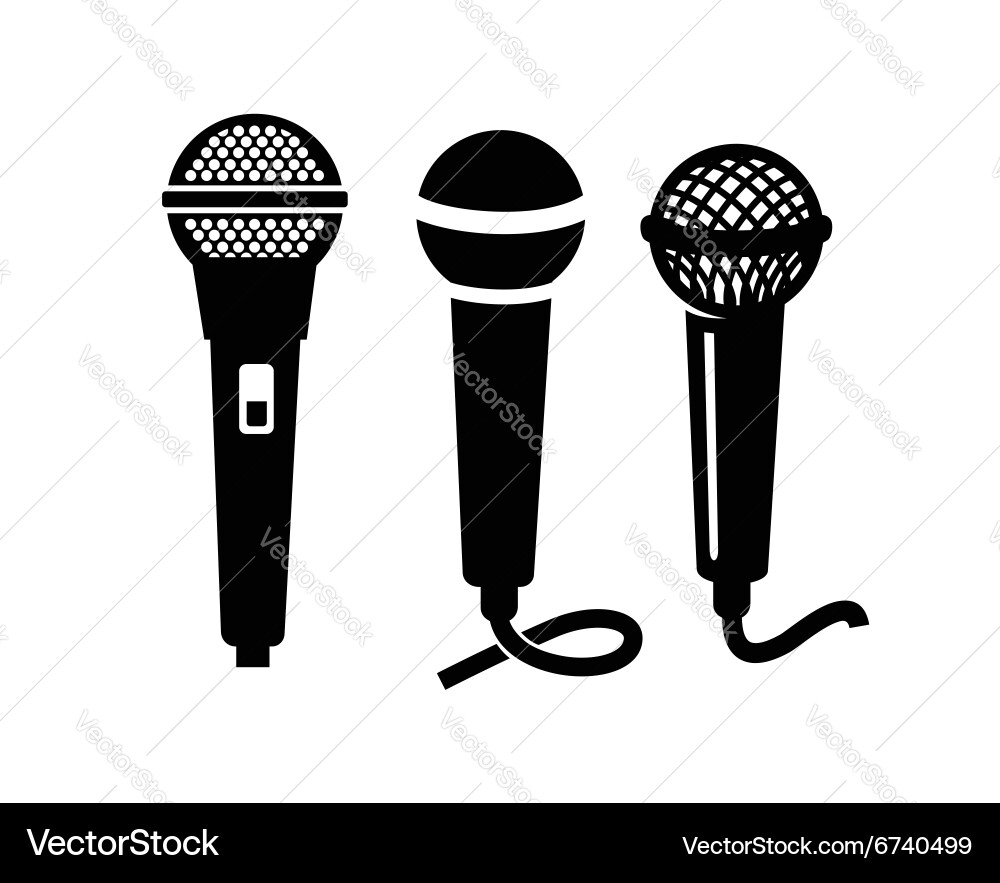 Mike Mic Sound Vector Images (over 8,600)