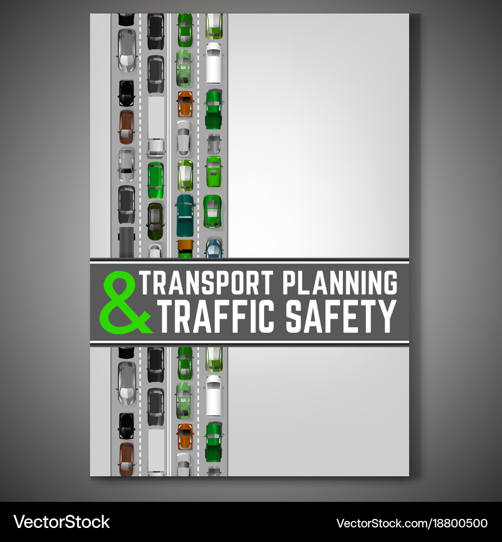 City traffic poster Royalty Free Vector Image - VectorStock