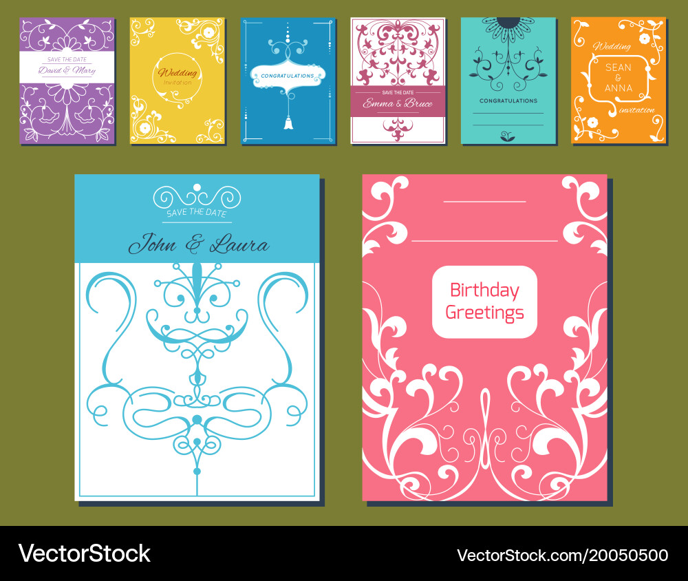 Congratulation graduation invitation Royalty Free Vector