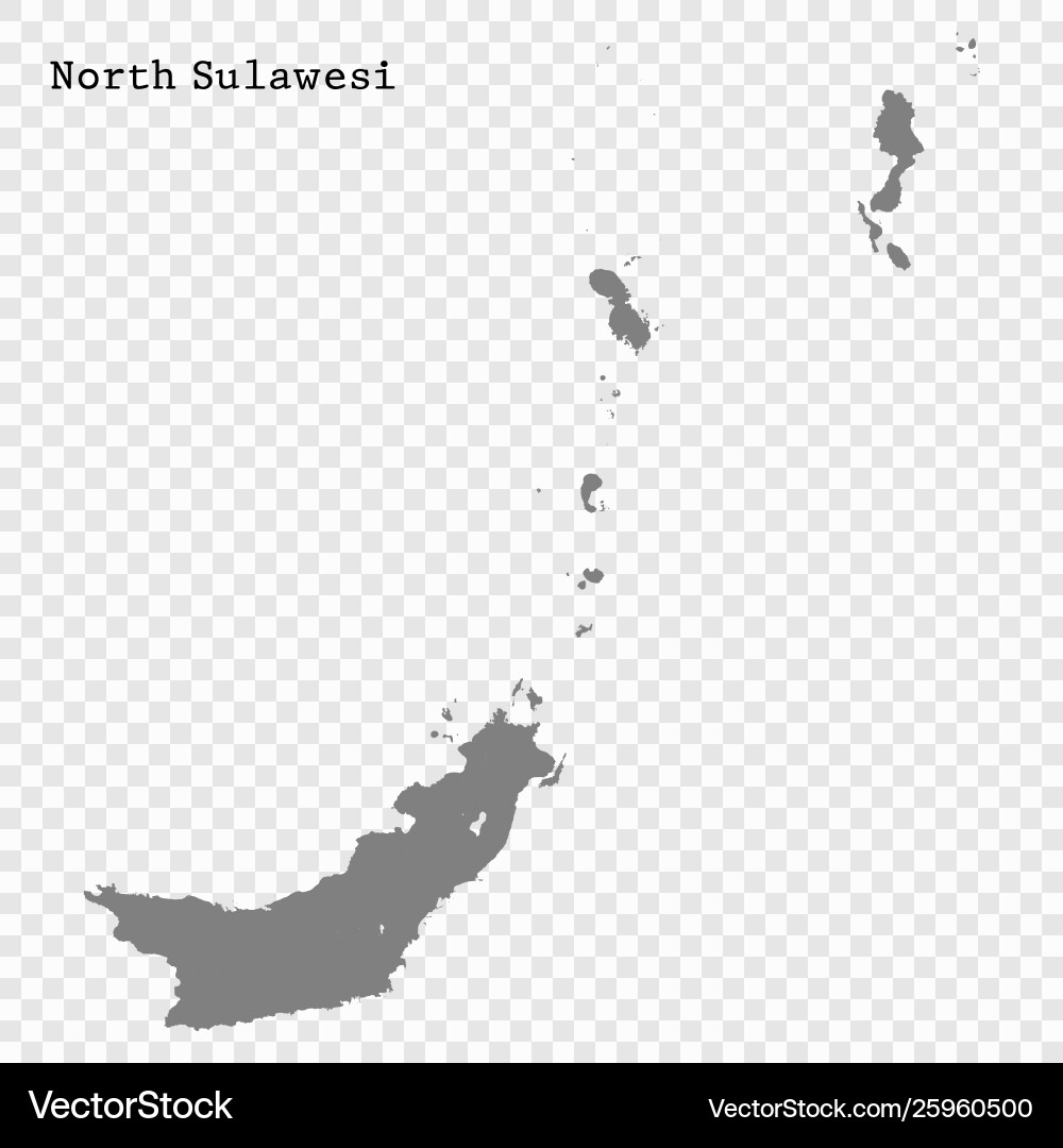 High quality map is a province indonesia Vector Image