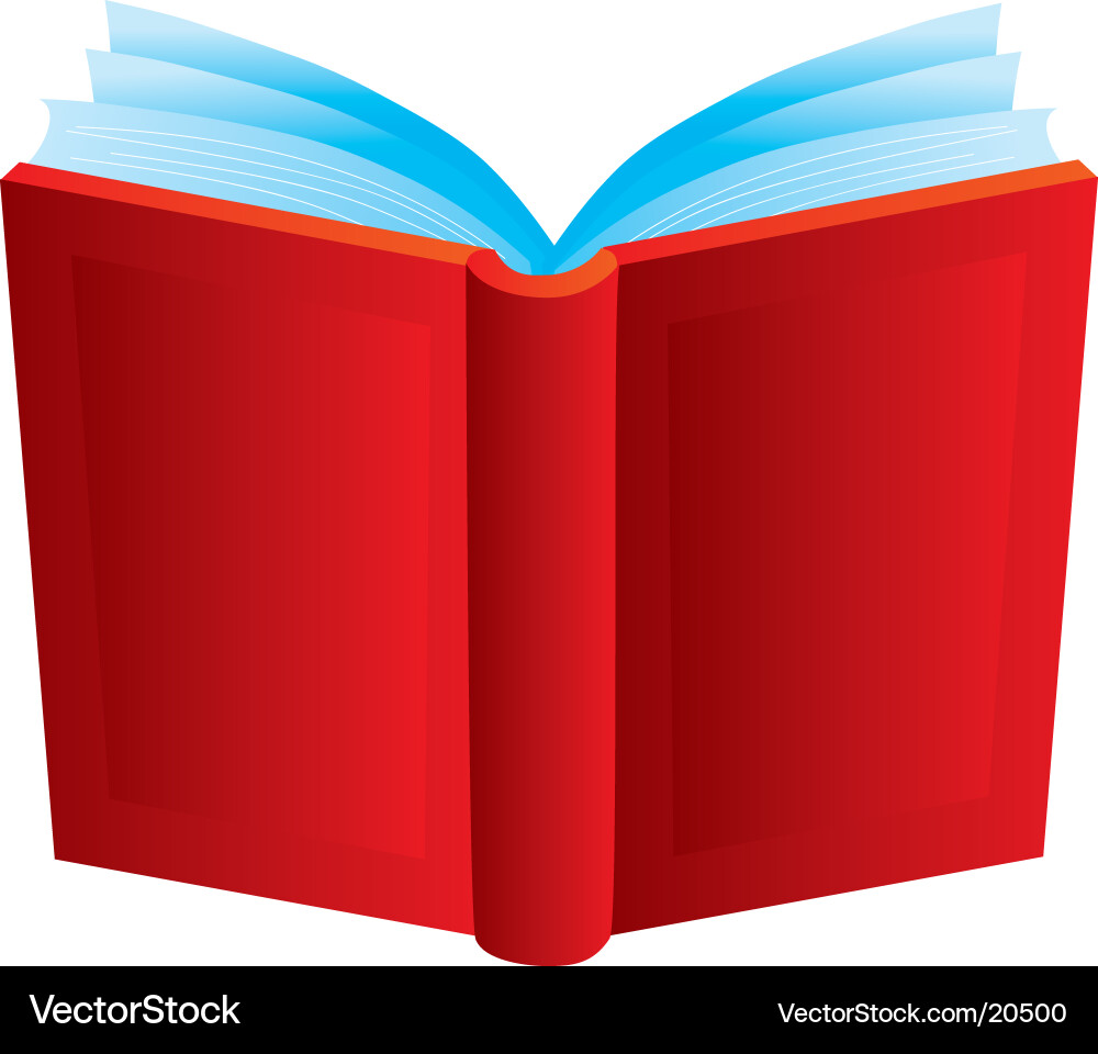 Open Book Page Royalty Free Vector Image - VectorStock