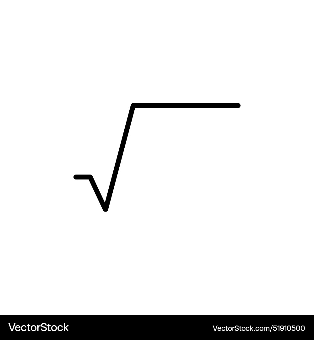 Square root icon set mathematical symbol Vector Image Square root icon set mathematical symbol Vector Image