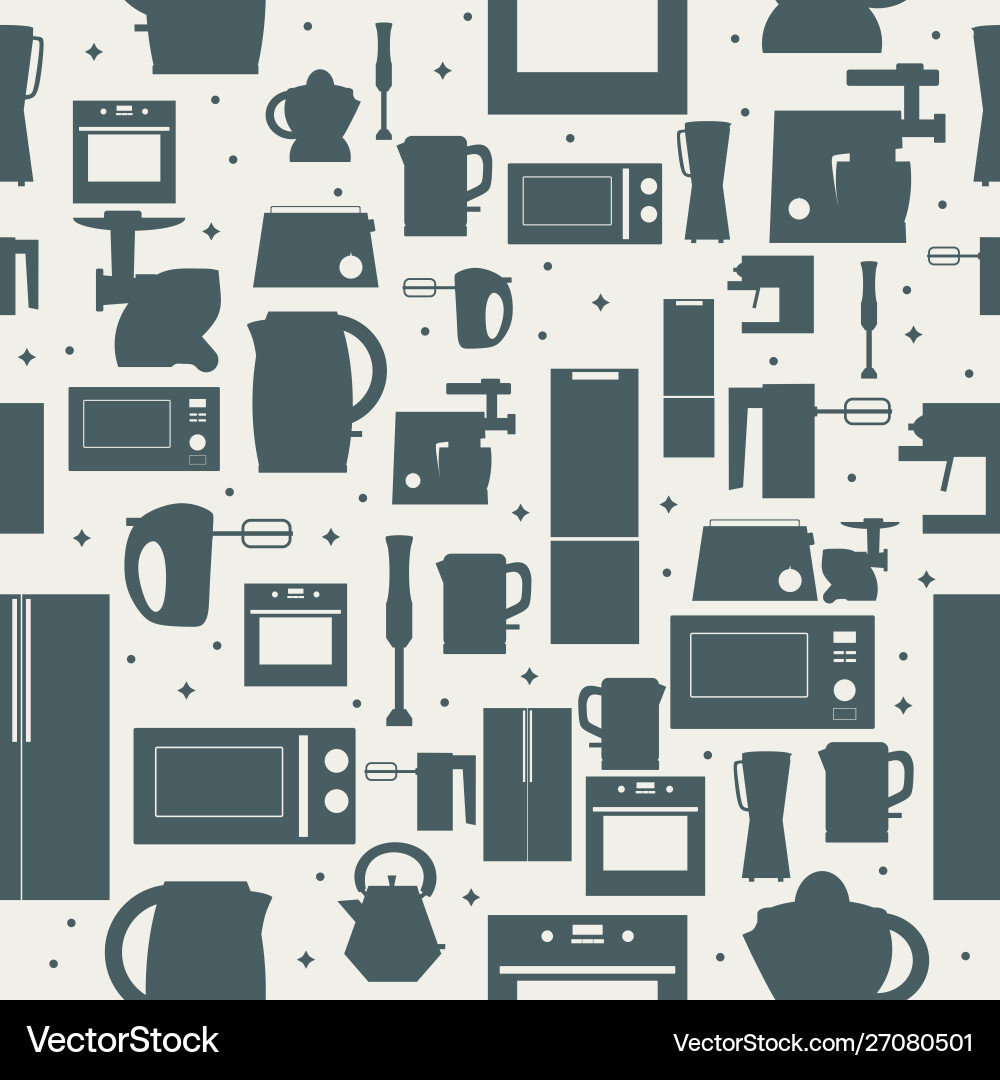 Domestic electric machines Royalty Free Vector Image