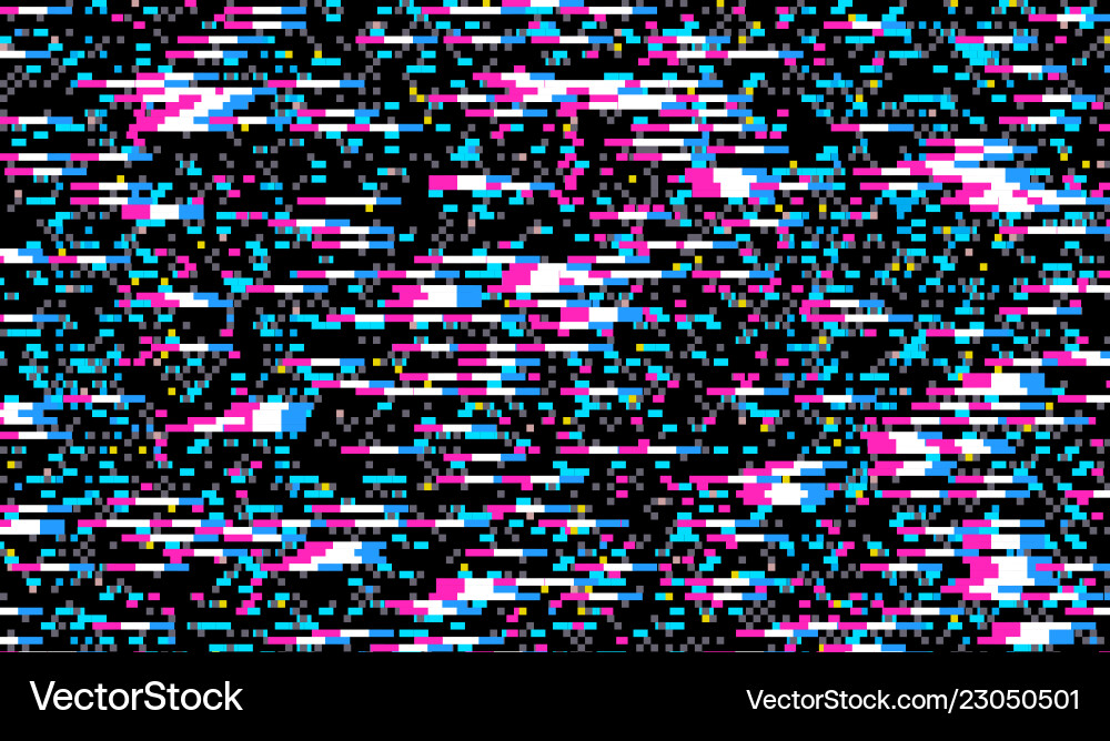 Digital Glitch Test Vector Images (over 110)