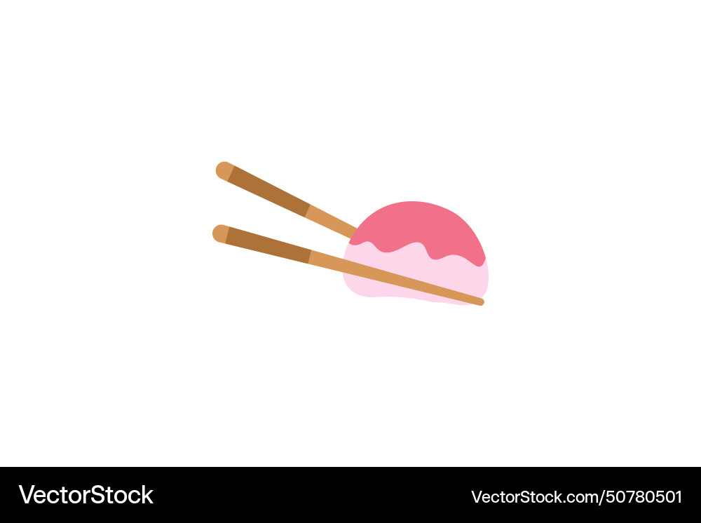 Spring japan style sticker Royalty Free Vector Image