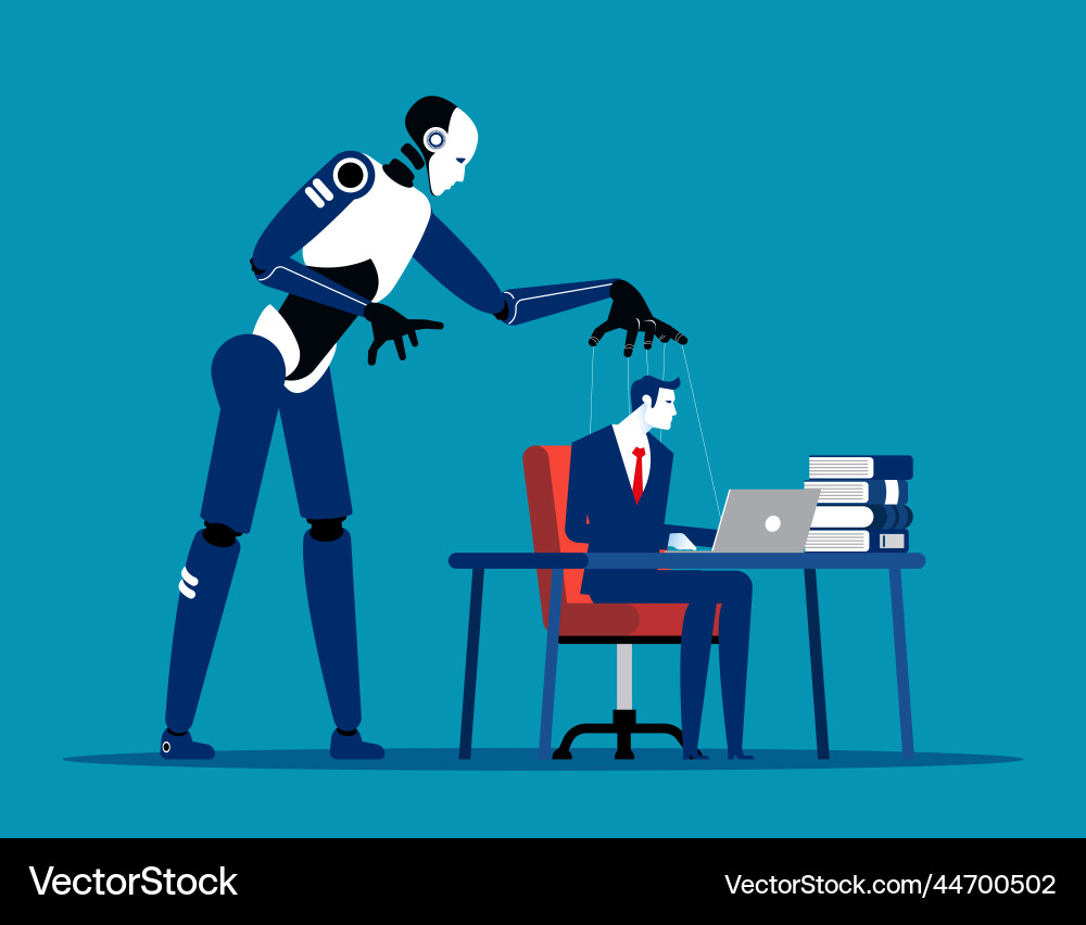 Artificial Intelligence & Control Royalty Free Vector