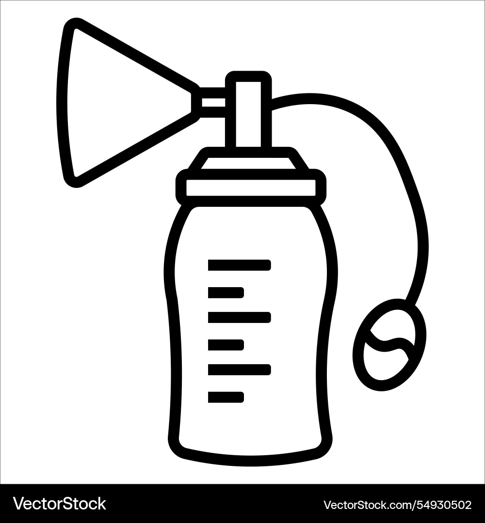Breast pump icon symbol Royalty Free Vector Image