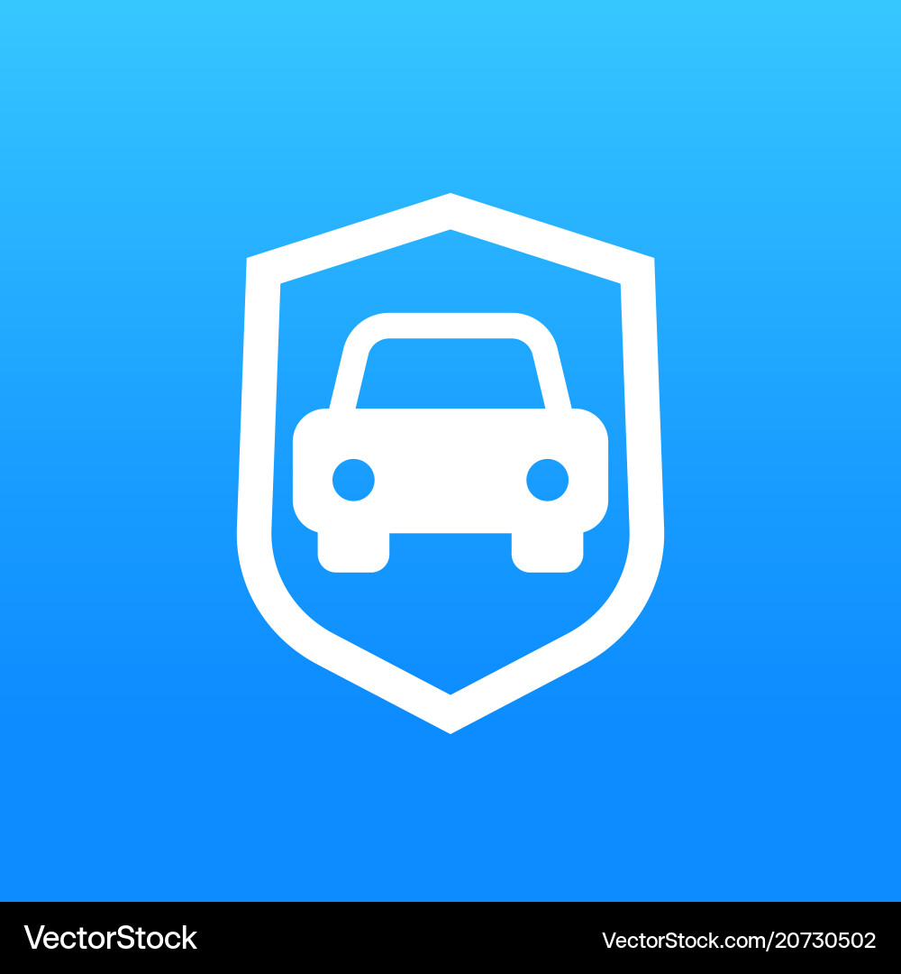 Car security icon Royalty Free Vector Image - VectorStock