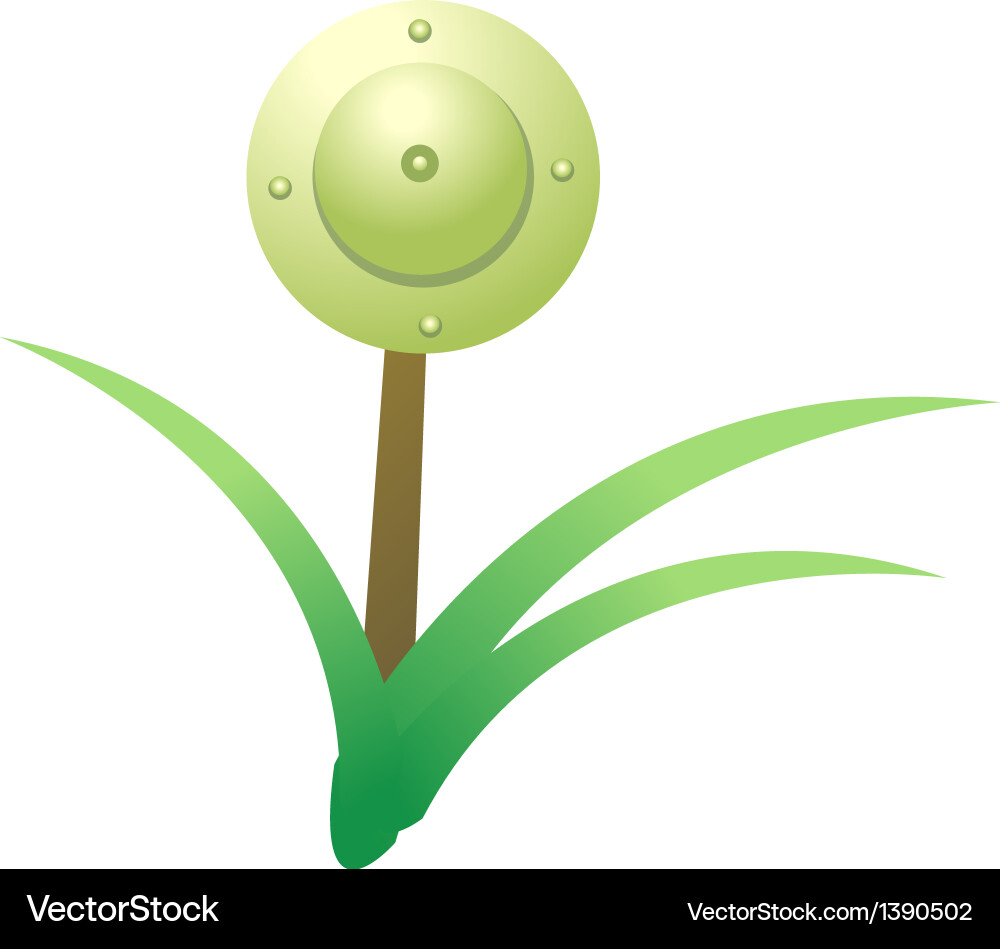 Icon Pflanze Lizenzfreies Vektorbild - VectorStock