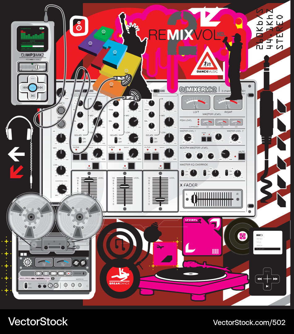 Remix Royalty Free Vector Image - VectorStock