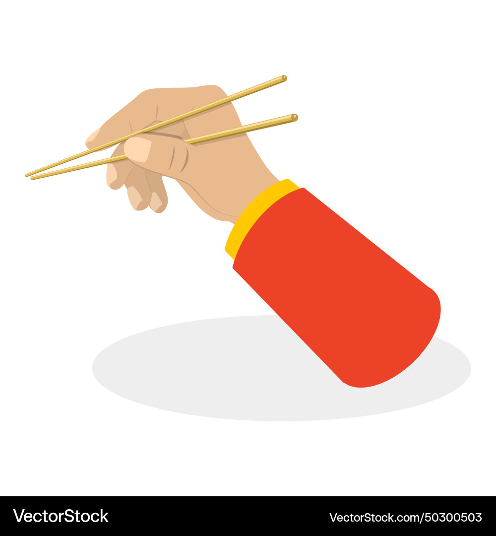 3d isometric flat set of hand gestures Royalty Free Vector