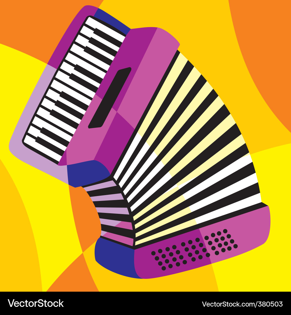 Harmonica Royalty Free Vector Image - VectorStock