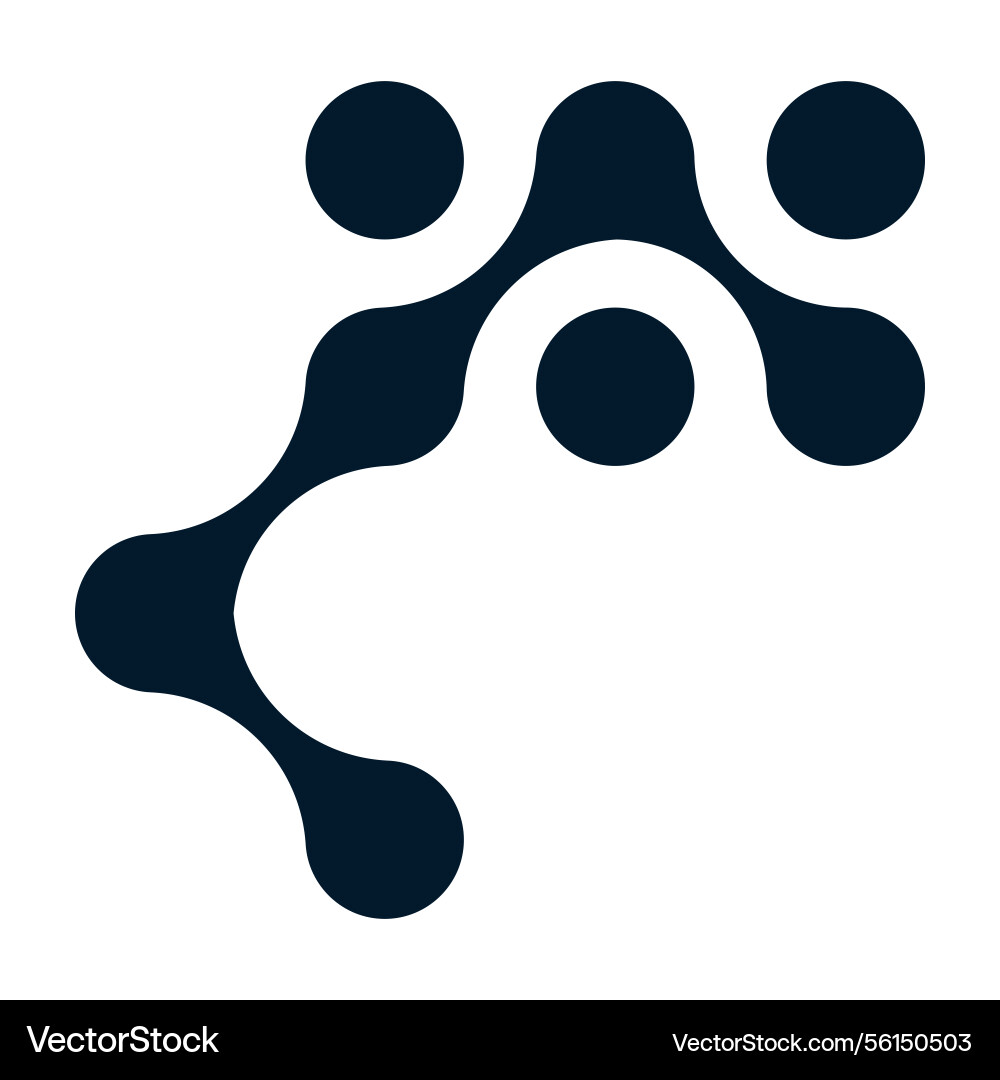 Organisches Verbindungsmuster mit Metaballmolekülen