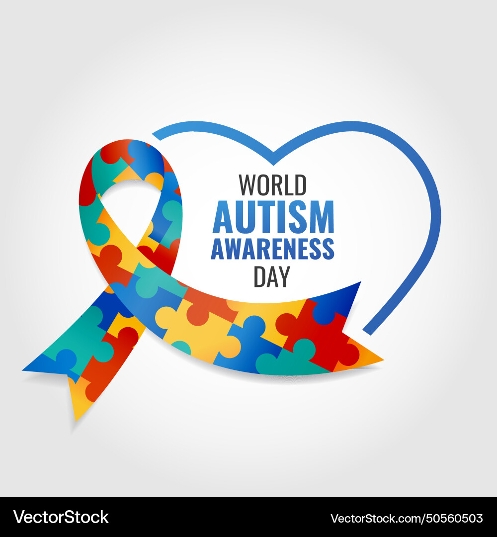 World autism awareness day Royalty Free Vector Image
