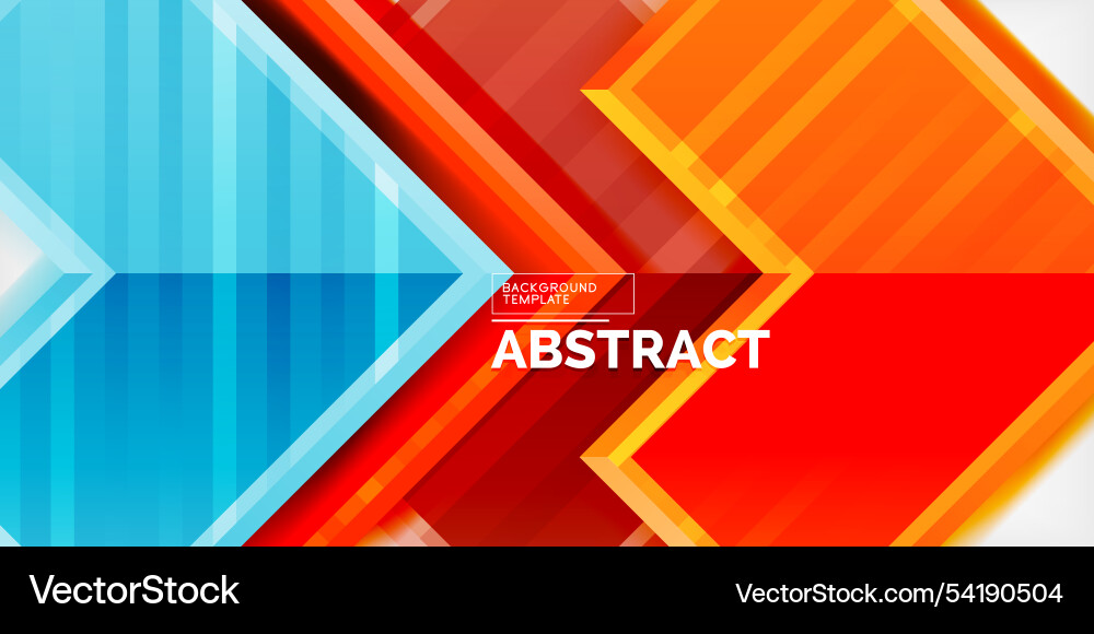 Arrow geometric abstract background Royalty Free Vector