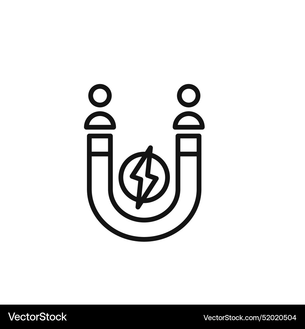 Attraction icon outline collection in black Vector Image