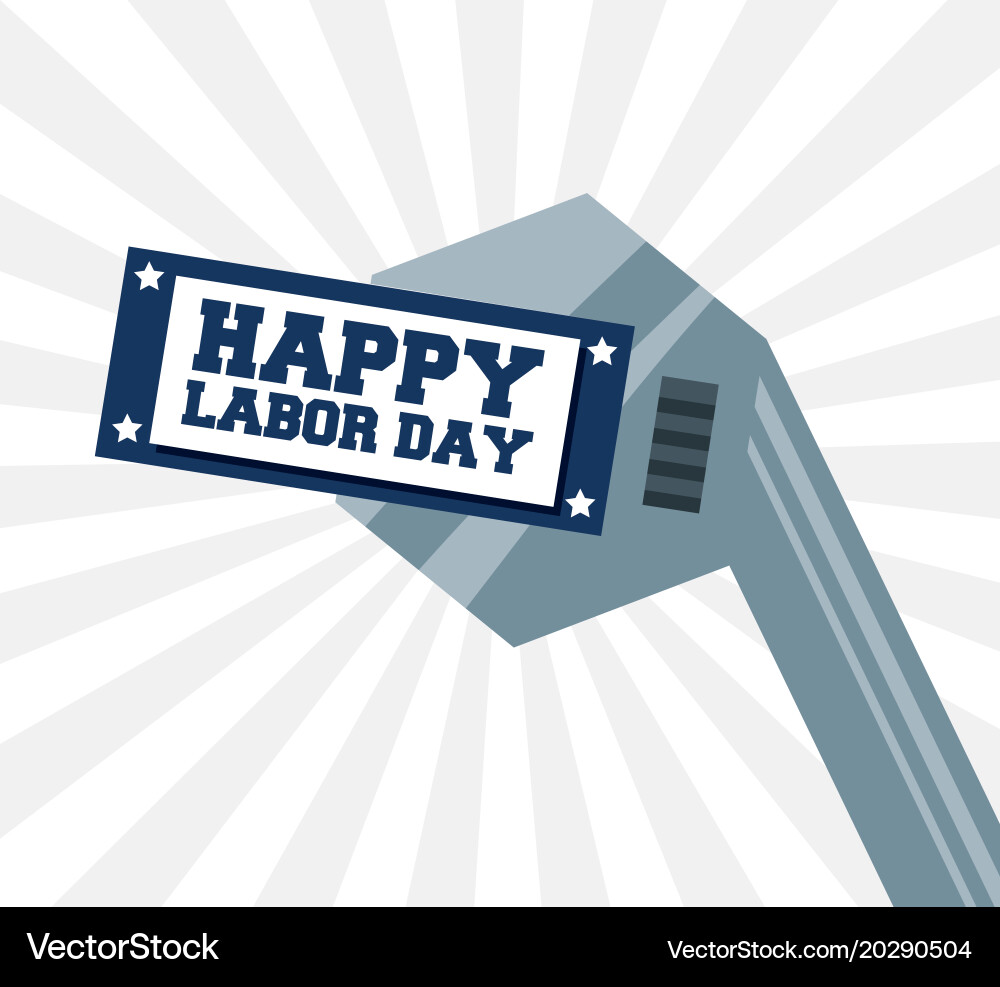 Construction tools to celebrate labor day Vector Image